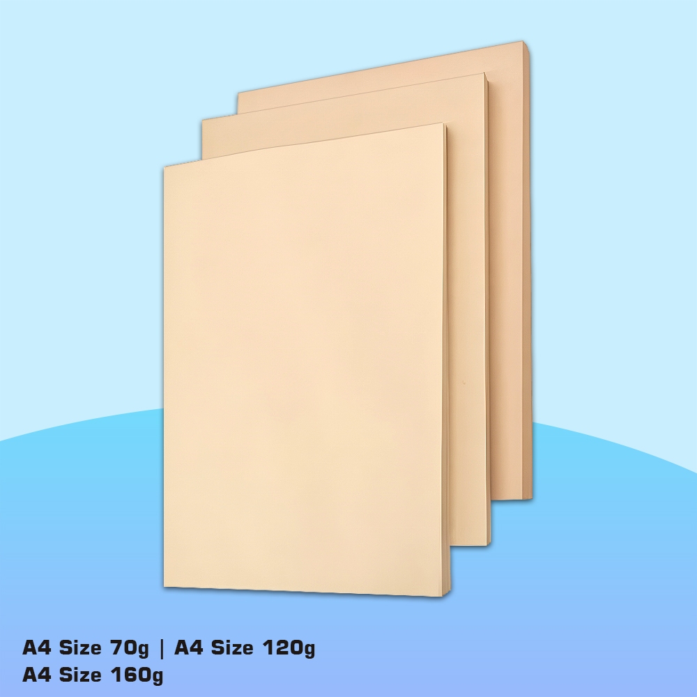A4 Painting Kraft Paper 100pcs 70g | 120g | 160g | Shopee Malaysia