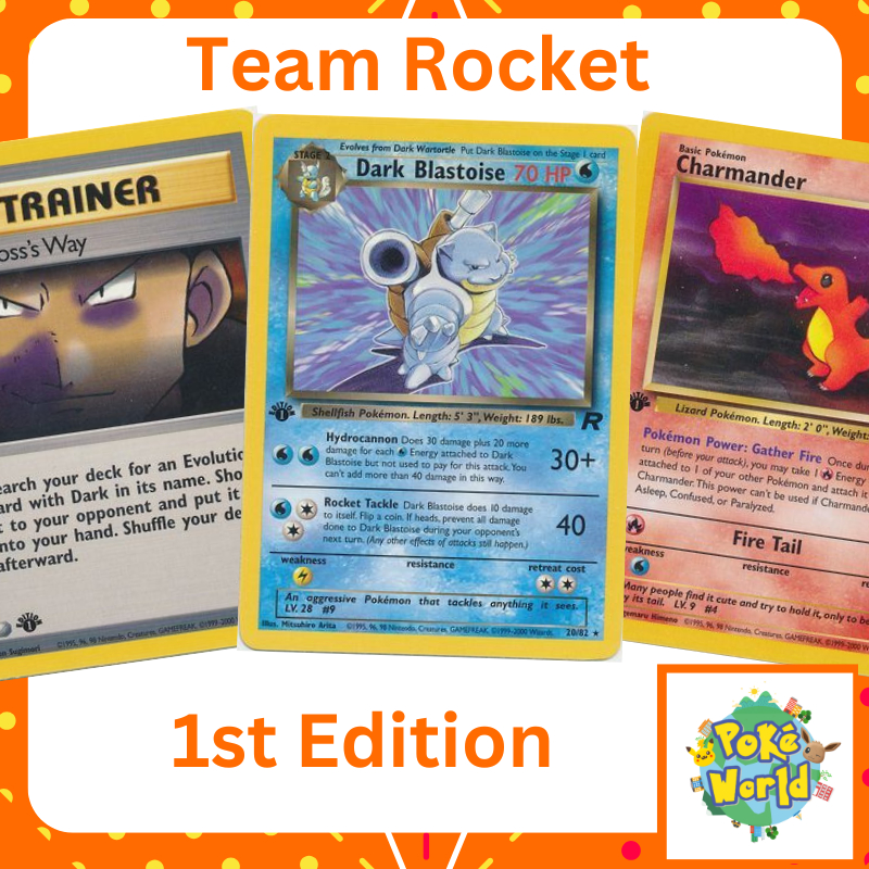 Team Rocket 1st Edition - Vintage Pokemon Cards | Shopee Malaysia