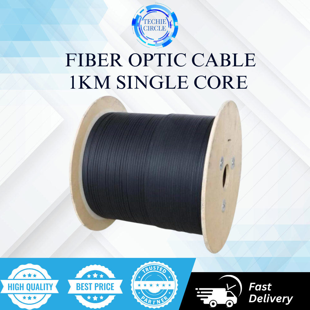 Techie Circle 3 Steel Outdoor FOC Single Core / Non-telco / 1km / Fiber ...