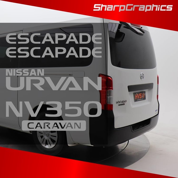 Nissan URVAN CARAVAN ESCAPADE Sticker Decal | Shopee Malaysia