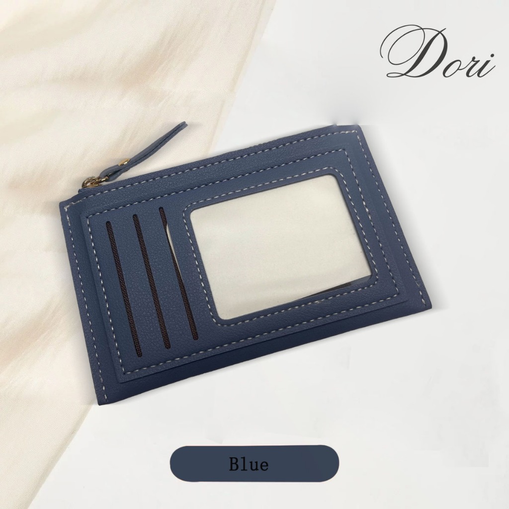Women's Ultra-Thin ID Card Holder and Coin Purse with Zipper - Cute ...
