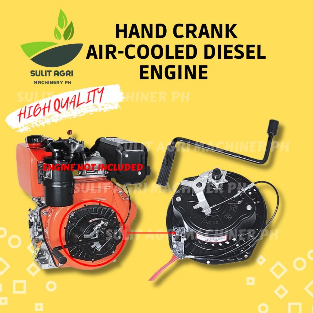 Hand Crank No Pull Starter For Diesel Engine Generator Tiller Water ...