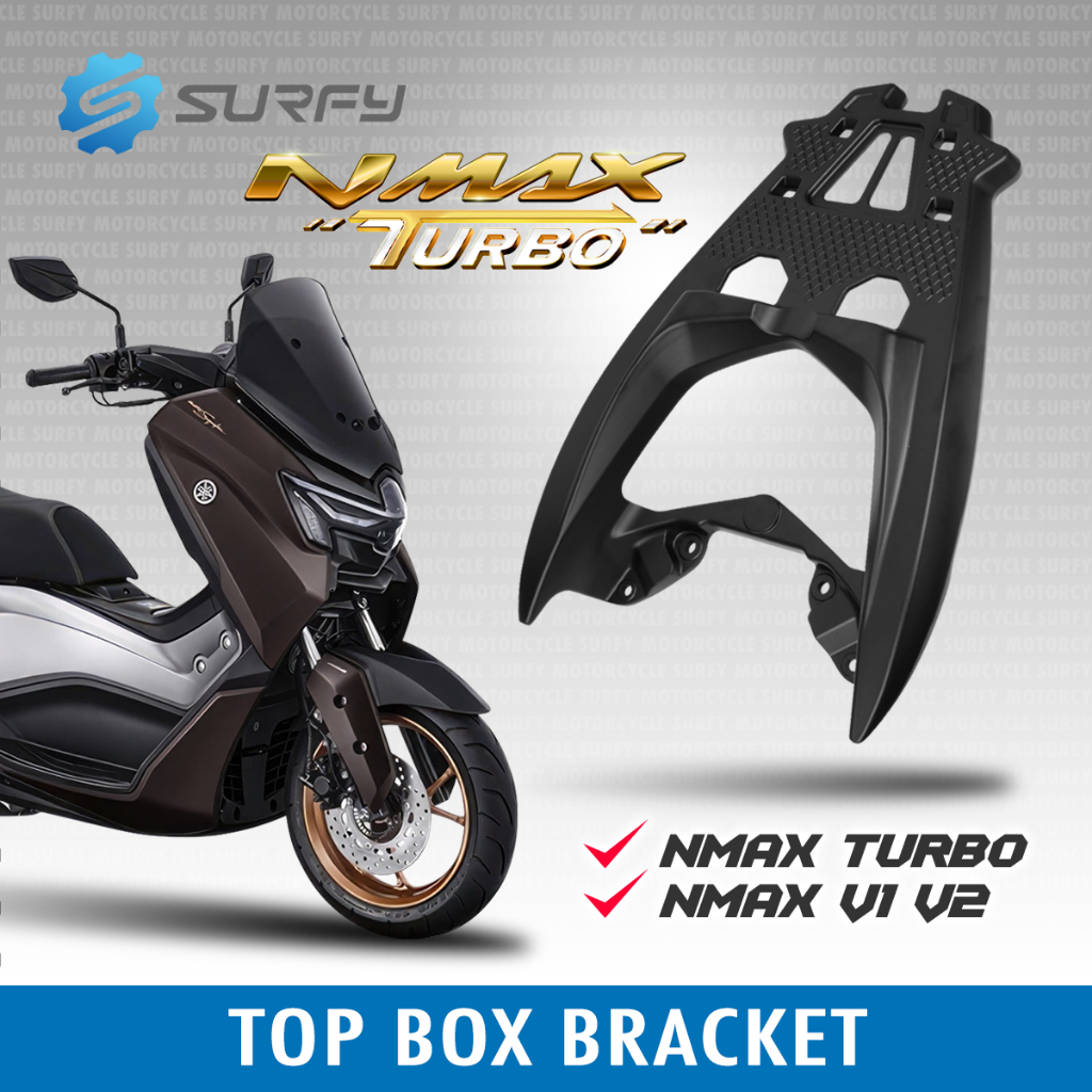 Nmax V3 Turbo Rear Bracket v1&v2 Top Box Bracket Heavy Duty Full Alloy ...