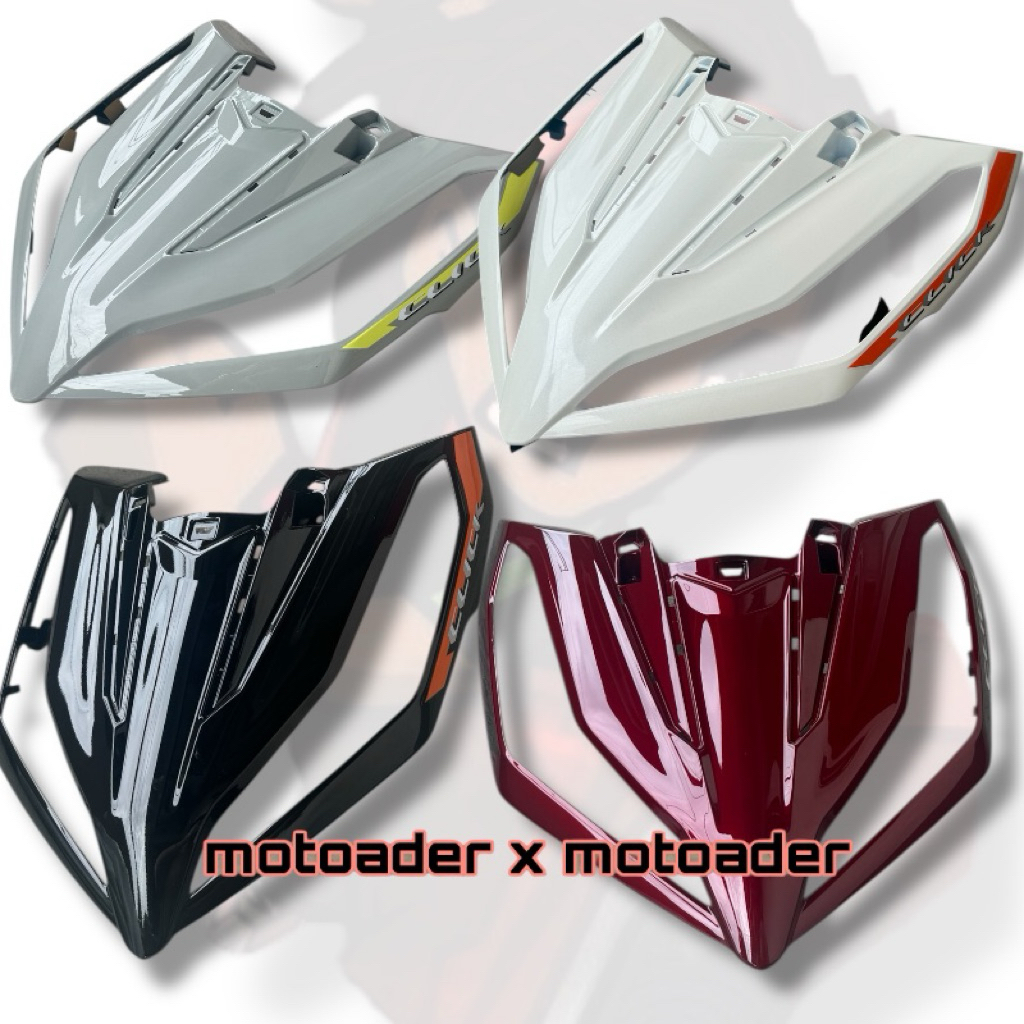 Honda Click V3 V4 Front Cover Panel Fairings Center Cover Honda Click ...