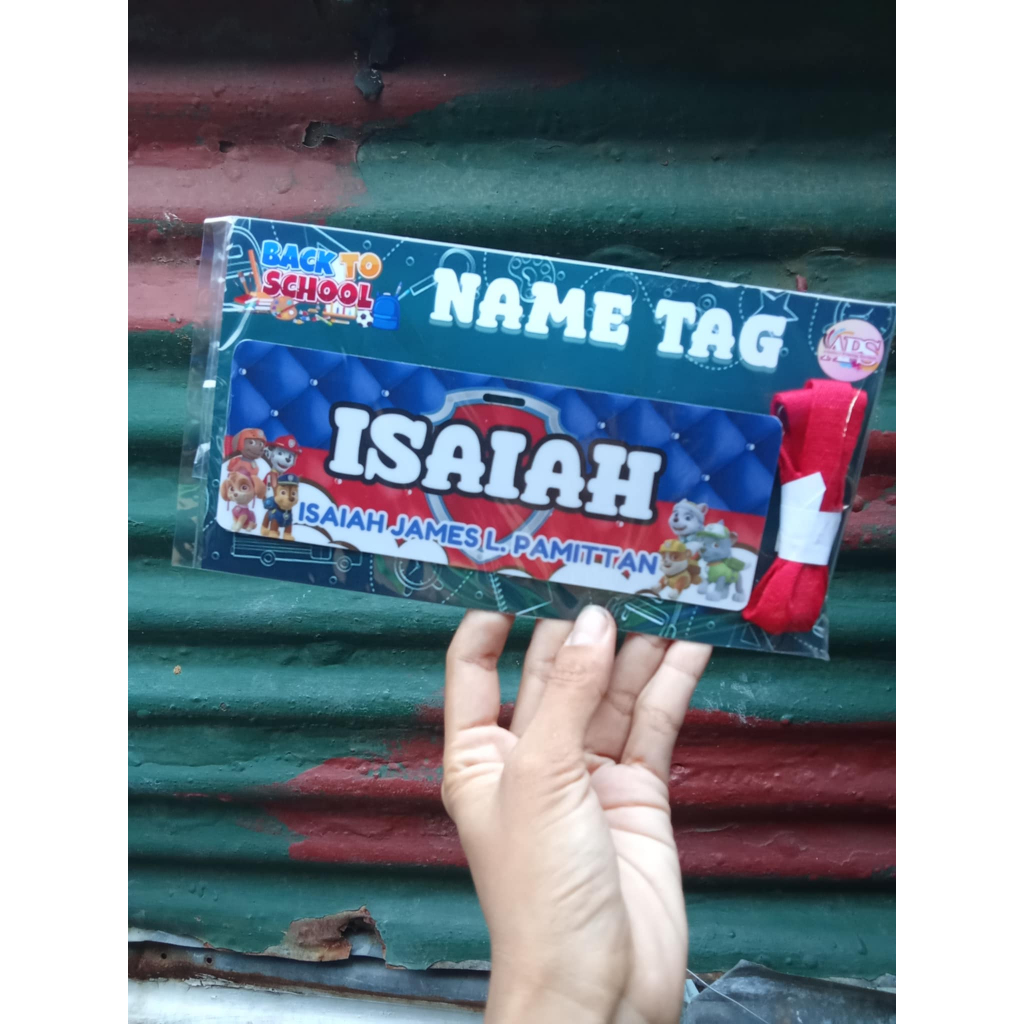 APS Name tag PVC MADE With Id Lace ( READ CAREFULLY THE DESCRIPTION ...