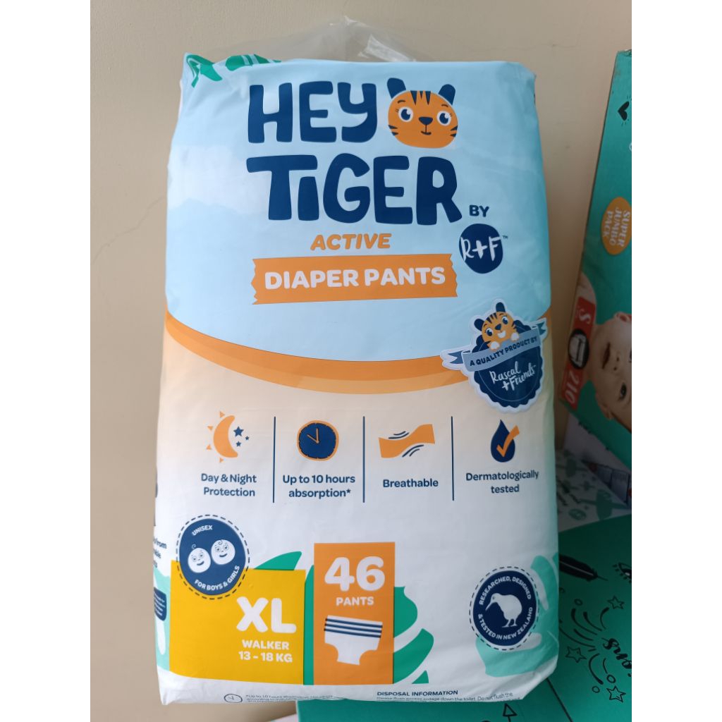 46pcs XL Hey Tiger Active Diaper Pants by Rascal + Friends | Shopee ...