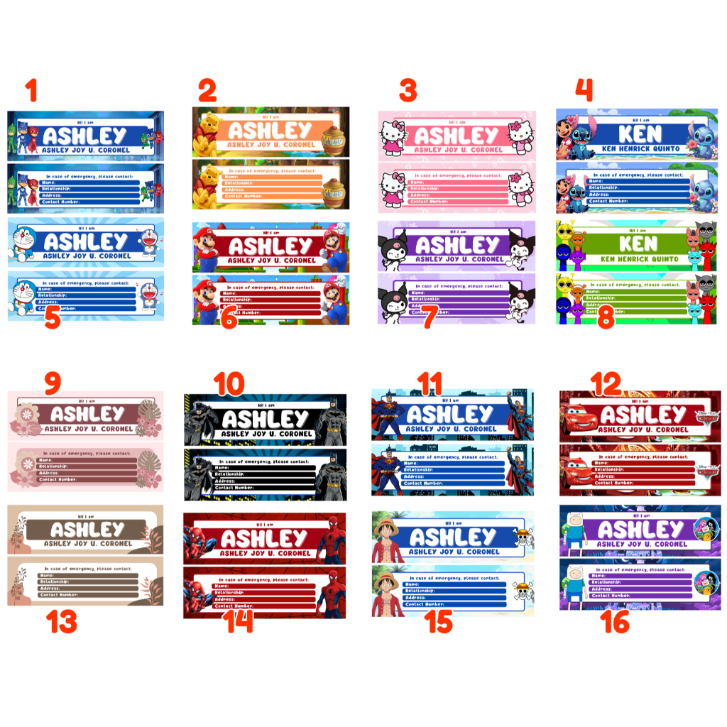 customized name tag PVC | Shopee Malaysia