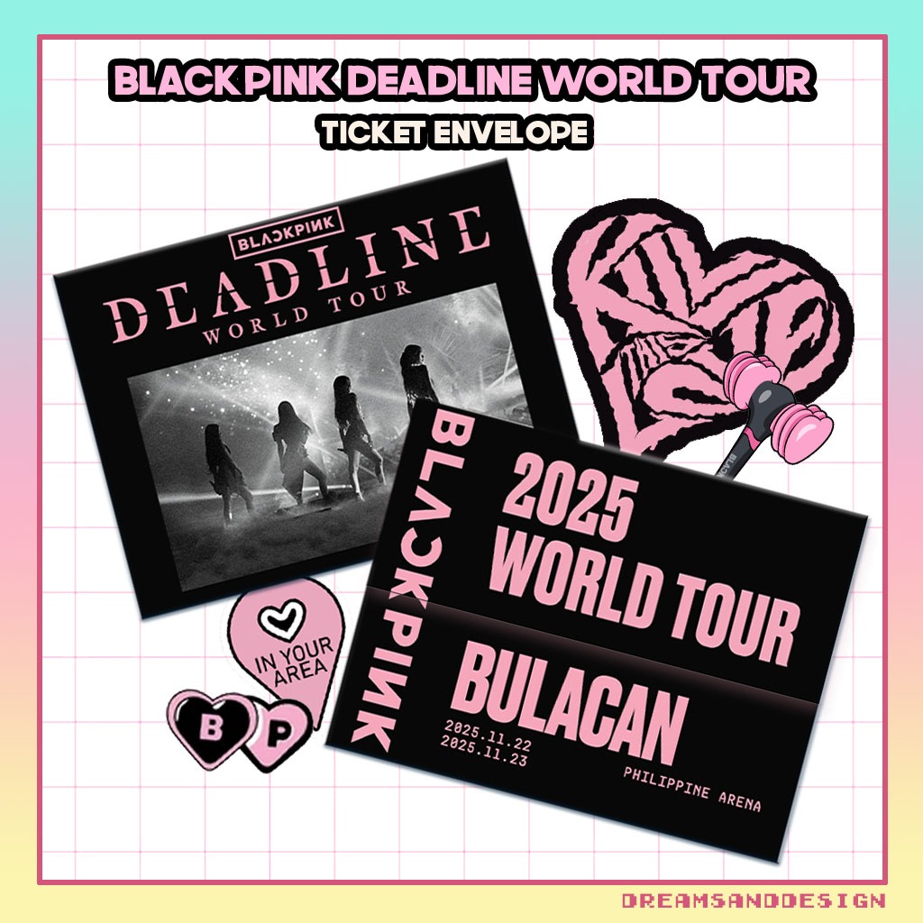 Blackpink World Tour Ticket Holder Envelope | Shopee Malaysia