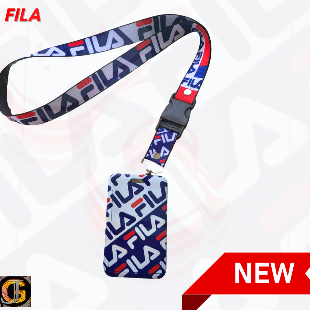 jg New FILA Lanyards Id Lace Durable Holder Name Tags | Shopee Malaysia