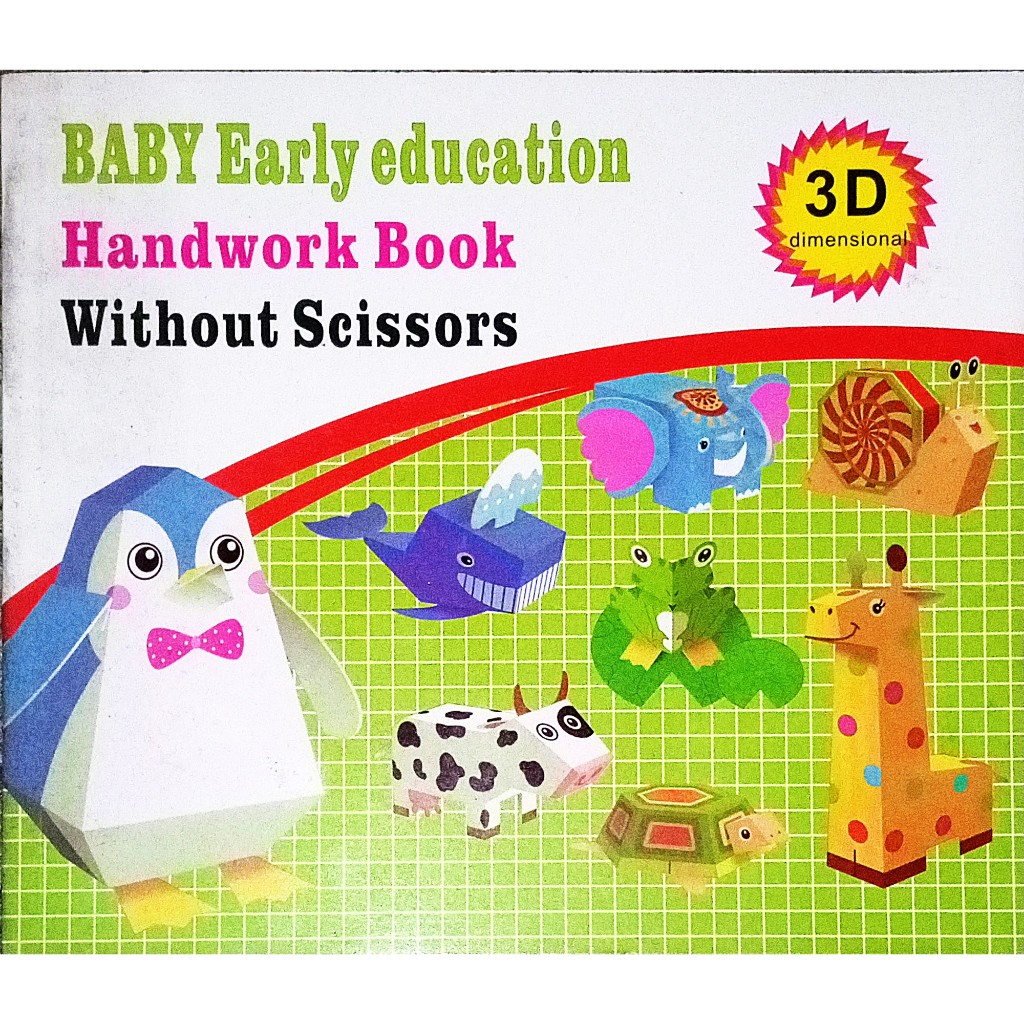 FUNandSMART 3 sets 3D Papercraft Books Set A | Shopee Malaysia