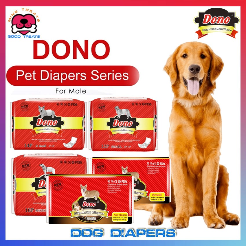 Dono Disposable Diaper Male Wraps / Female Diapers | Shopee Malaysia