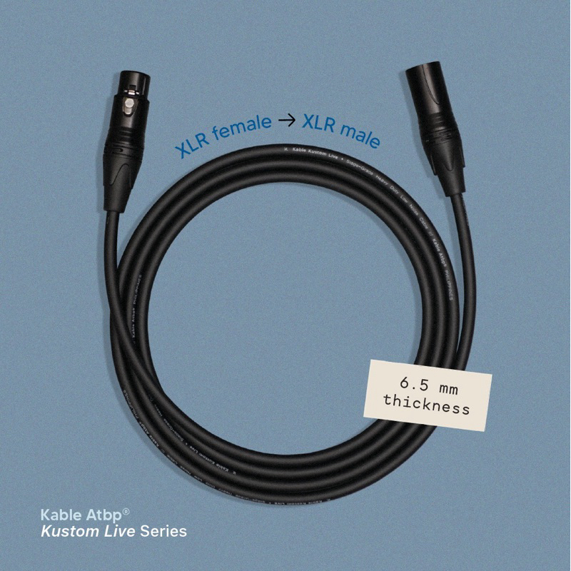 Kable Kustom Live - Balanced XLR Cable (Microphone Cable) | Shopee Malaysia