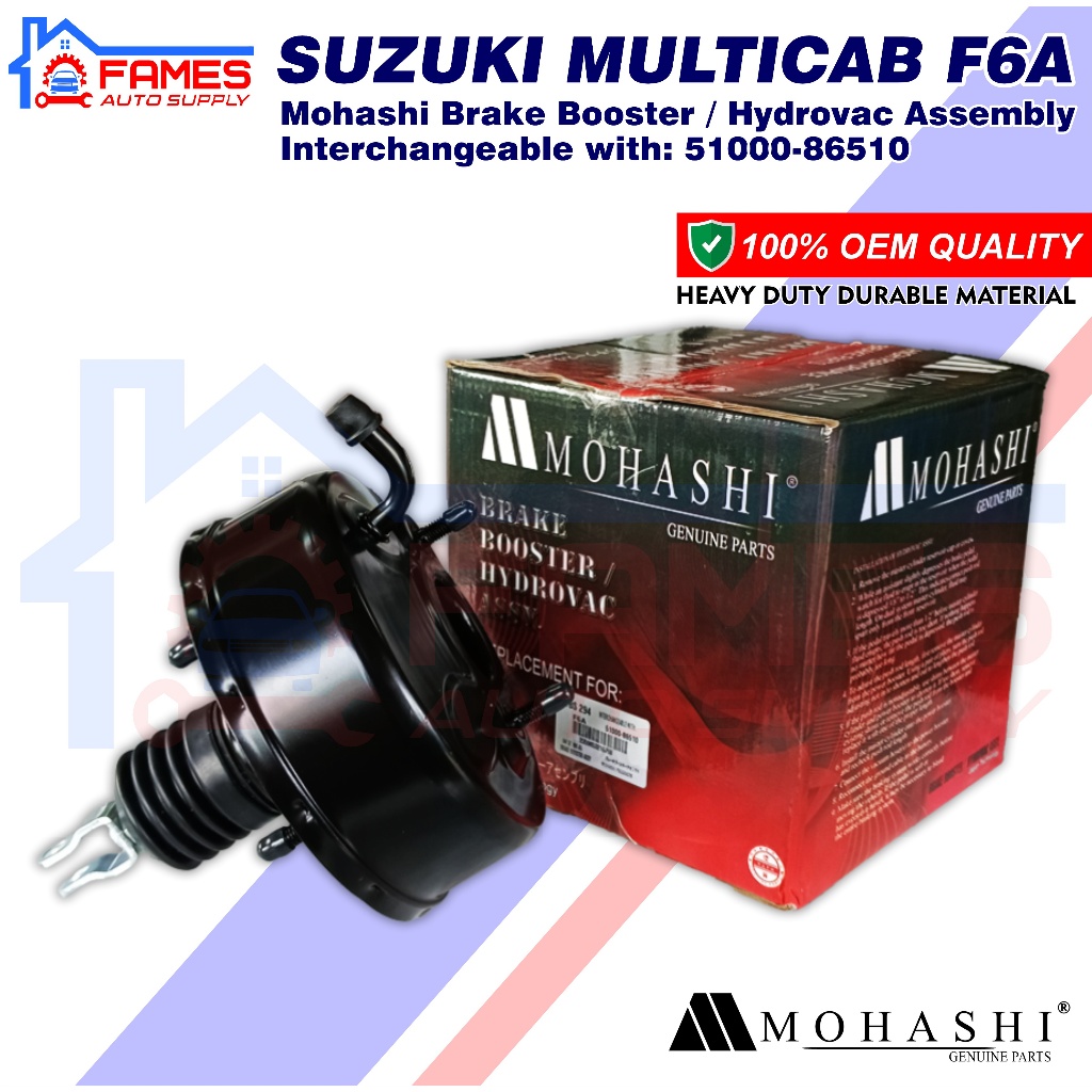 SUZUKI Multicab F6A Brake Booster/Hydrovac Assembly (MBS 294) Mohashi ...