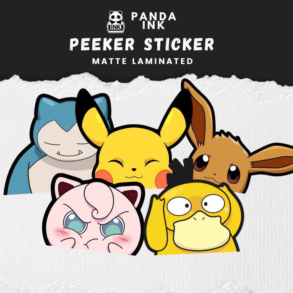 Pokemon Peeker Pikachu Jigglypuff Snorlax Psyduck Evee and more ...