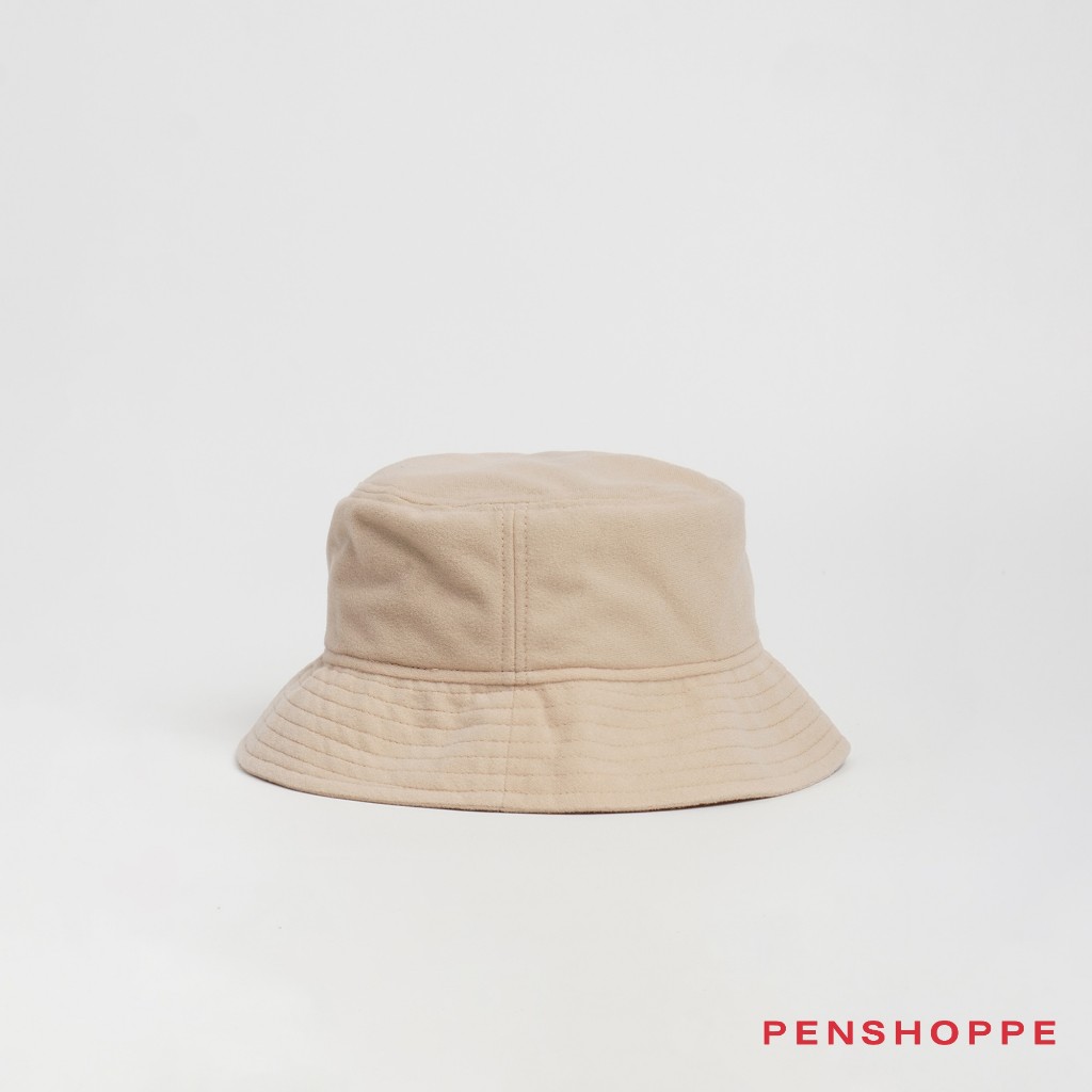 Penshoppe Bucket Hat With Clip Label For Men (Beige) | Shopee Malaysia