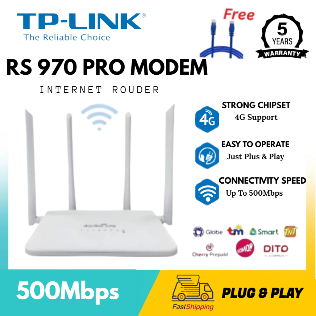 UPGRADED Version RS970 PRO 2024 Modified Unlimited Hotspot 4G LTE Modem ...