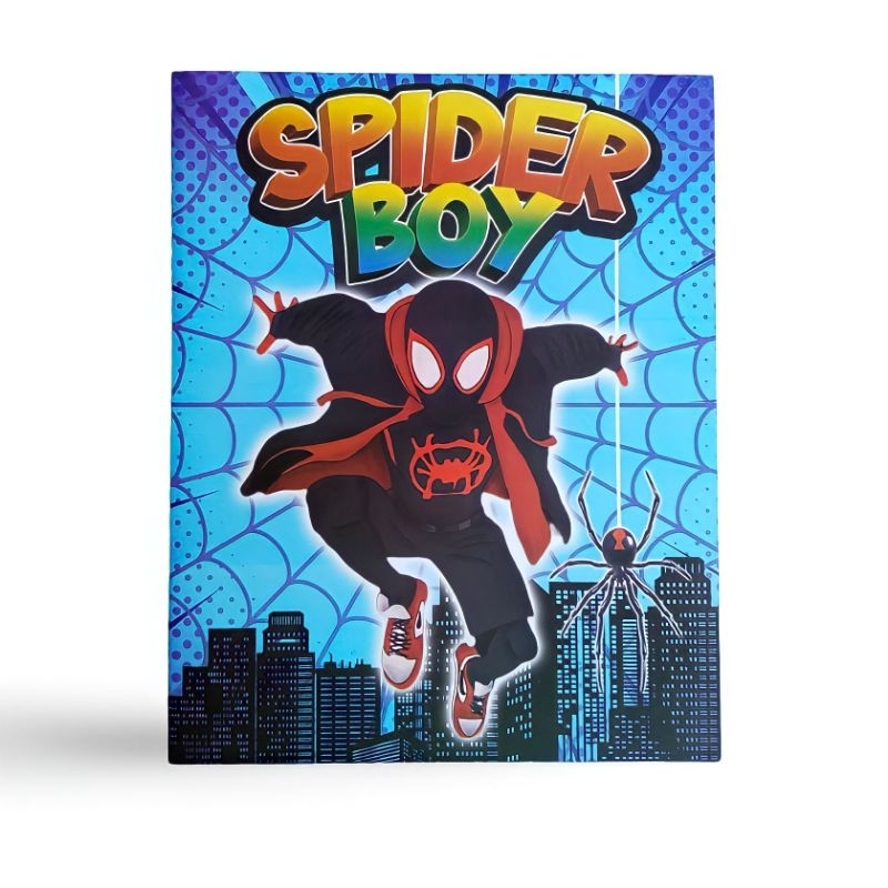 Spider Boy Story Coloring Book Big 12page Kids Educational Drawing ...