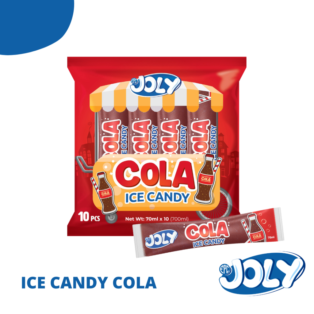 Ice Candy Joly Mango Cola Yogurt Fruit Assorted Lemon Soda 10 pcs per ...
