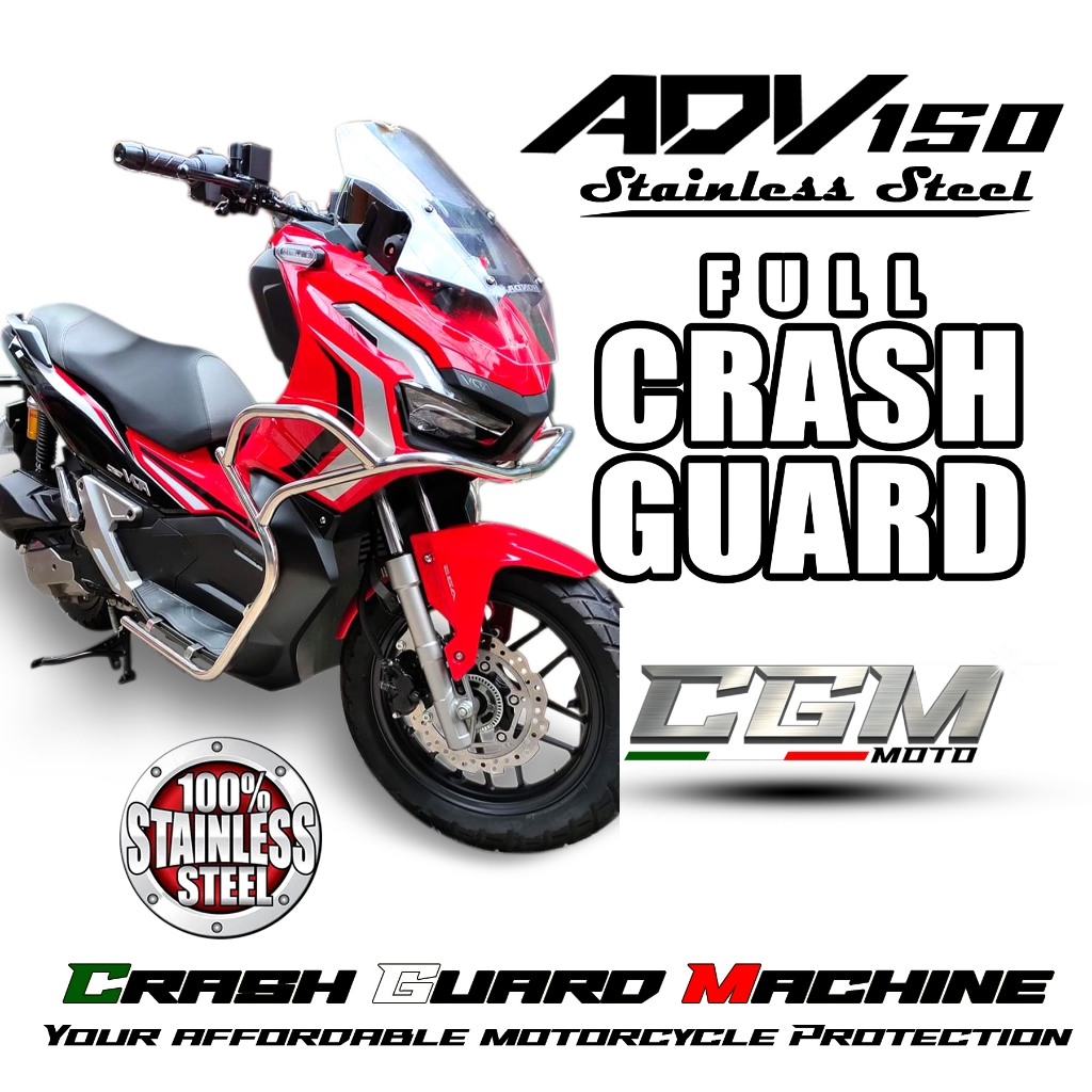 FULL CRASH GUARD/MOTOR ARMOR/STAINLESS HEAVY DUTY CRASH GUARD/STAINLESS ...