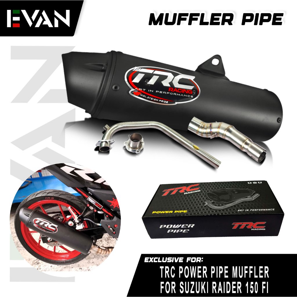 EVAN.PH TRC Racing Raider 150 FI Power Pipe Muffler Exhaust | Shopee ...