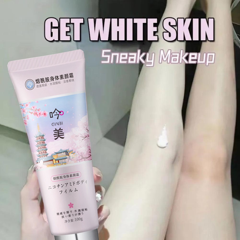 Rapid Skin Bleaching Cream Body Whitening Cream Niacinamide Brightening Face & Body Cream 100g ...