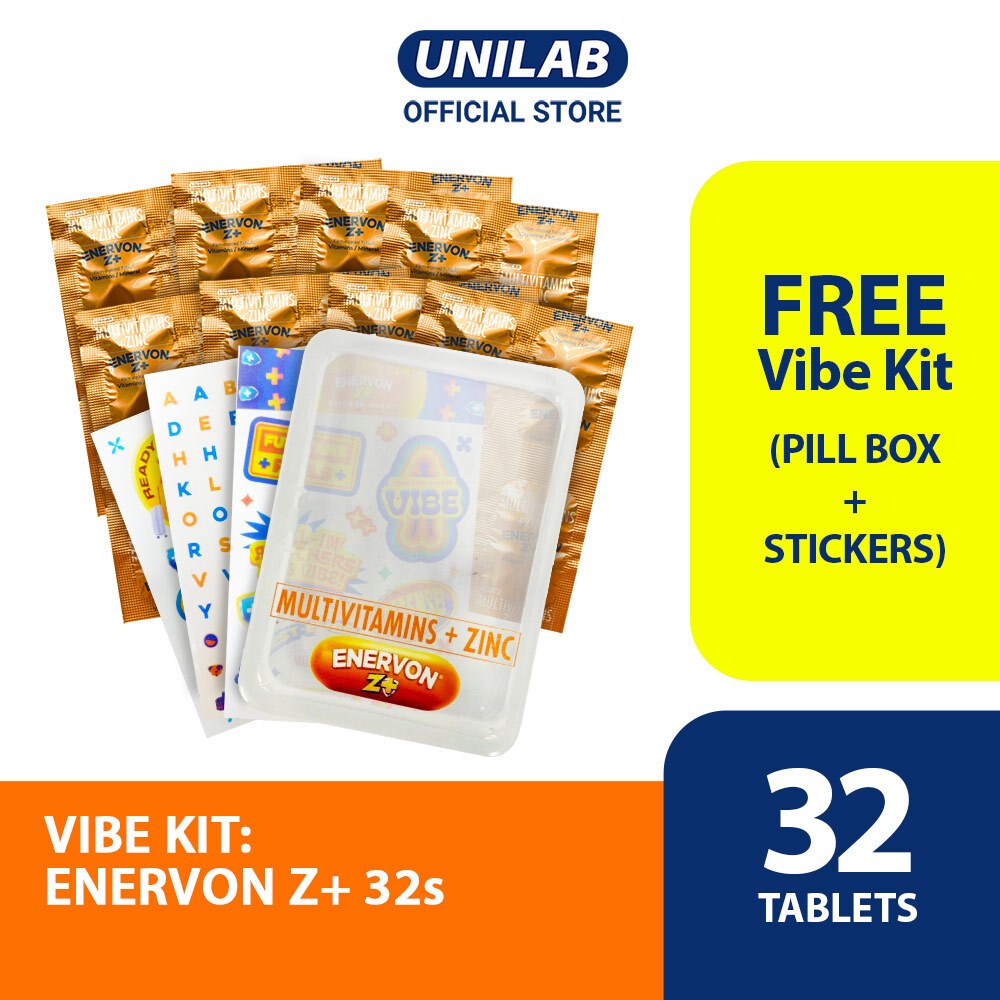 Vibe Kit: Enervon Z+ Multivitamins 32 tablets (More Healthy Energy ...