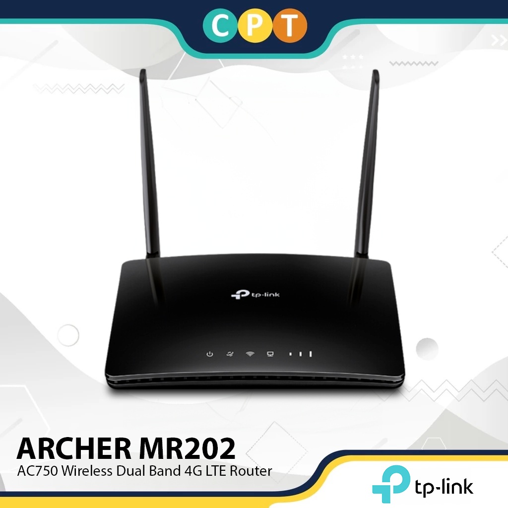 TP-Link Archer MR202 AC750 300 Mbps Wireless Dual Band 4G LTE Router ...