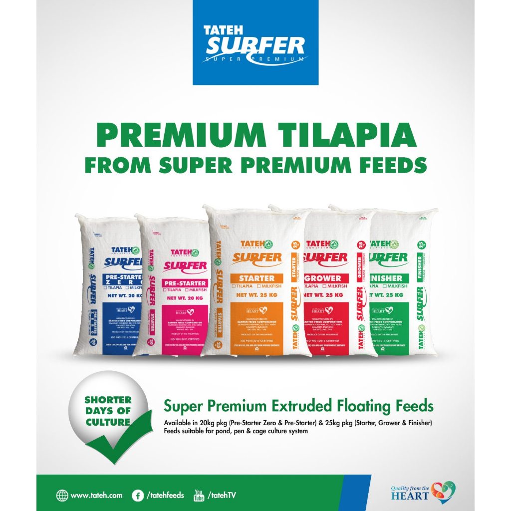 Tateh Floating Feeds For Tilapia (Pre-starter Zero/Pre-starter/Starter ...