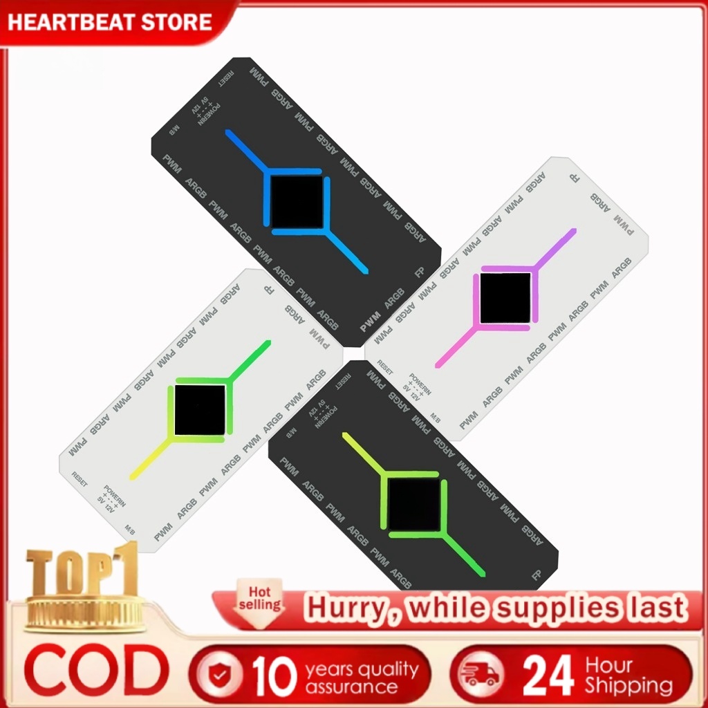 Jungle Leopard Smart Hub 5V 3PIN ARGB 4 Pin PWM 9 Ports PC Case CPU Fan ...