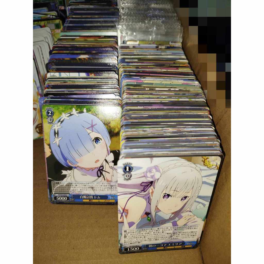 Weiss Schwarz Re:zero Anime Cards 30 pcs for 120 pesos (Official ...