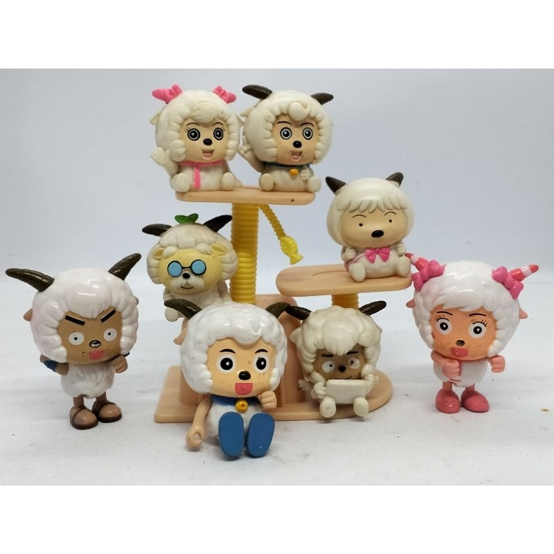 Pleasant Goat and Lazy Sheep Figures (1pc) | Shopee Malaysia