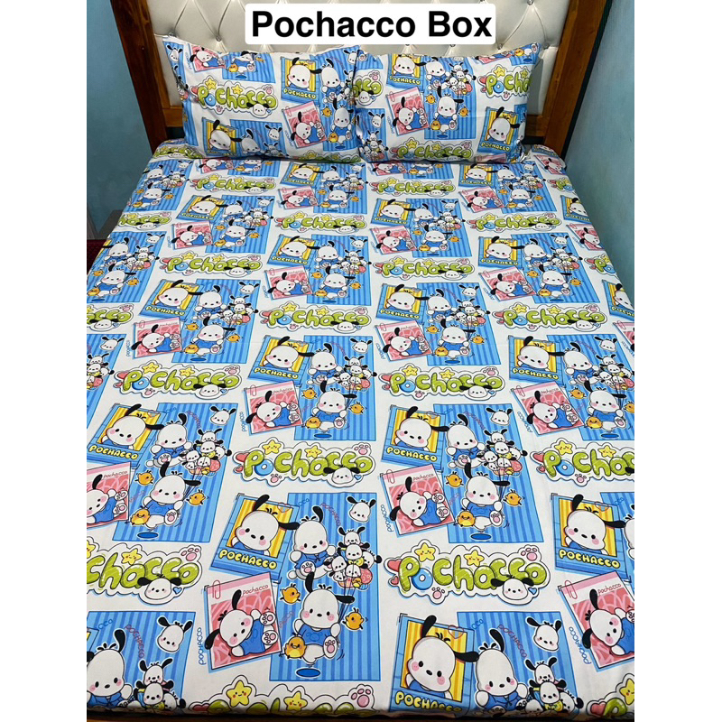 Pochacco Box Full Garter Premium Canadian Cotton Bedsheets and ...