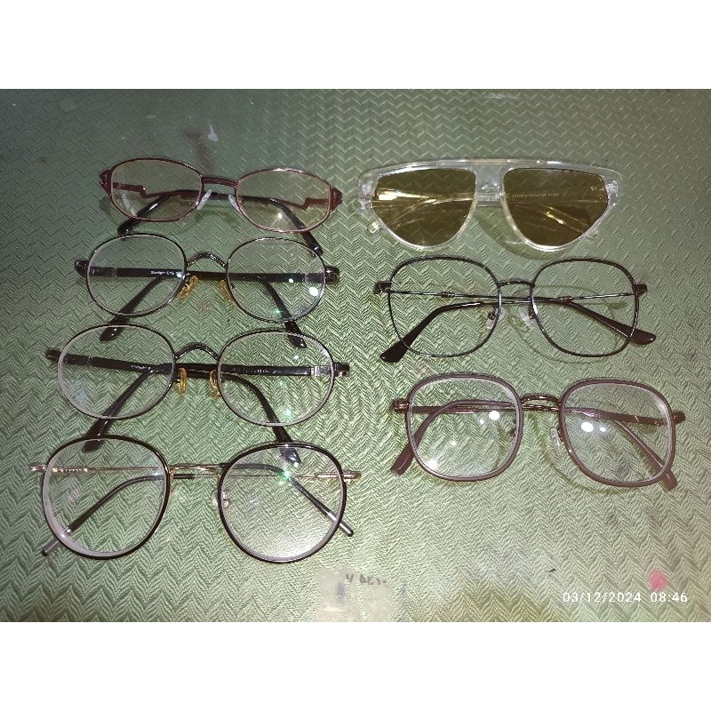 Eyeglass Frames with Grade or just replace the lens | Shopee Malaysia
