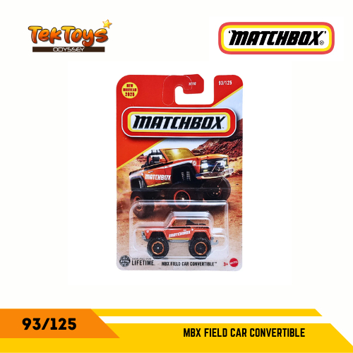MATCHBOX BASIC CARS - MBX FIELD CAR CONVERTIBLE 93/125 (ORANGE ...