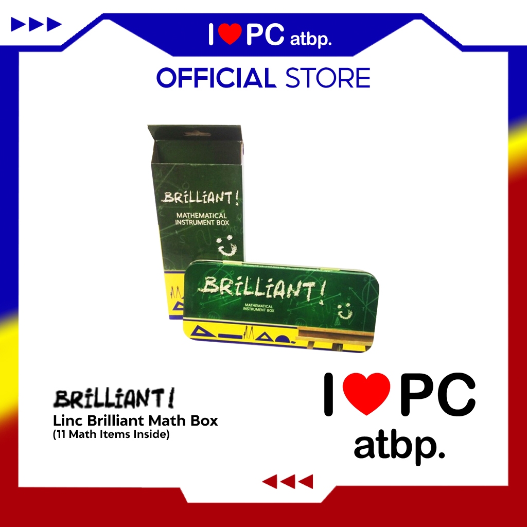 Linc Brilliant Math Box (11 Math Items Inside) | Shopee Malaysia