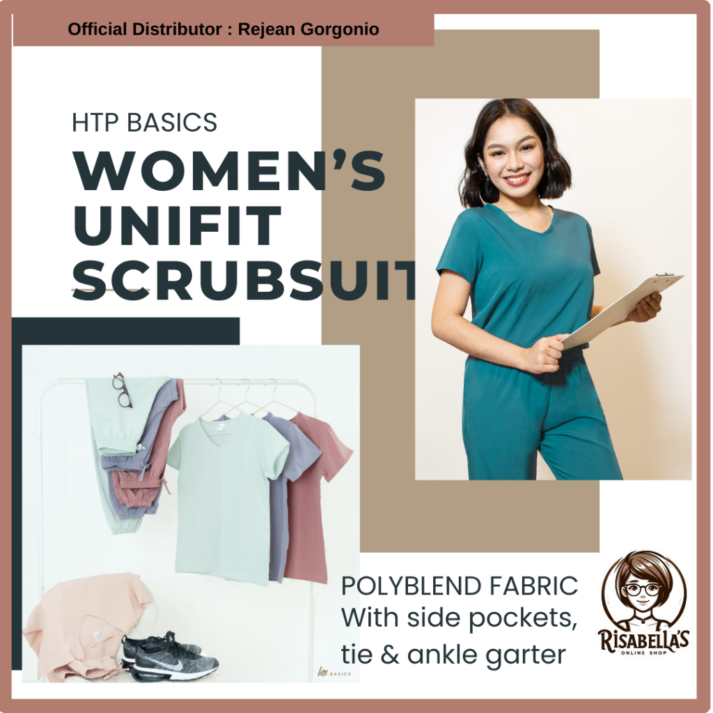 HTP Basics Women’s Unifit Scrub Suit / Scrubs for Nurse / Doctor ...