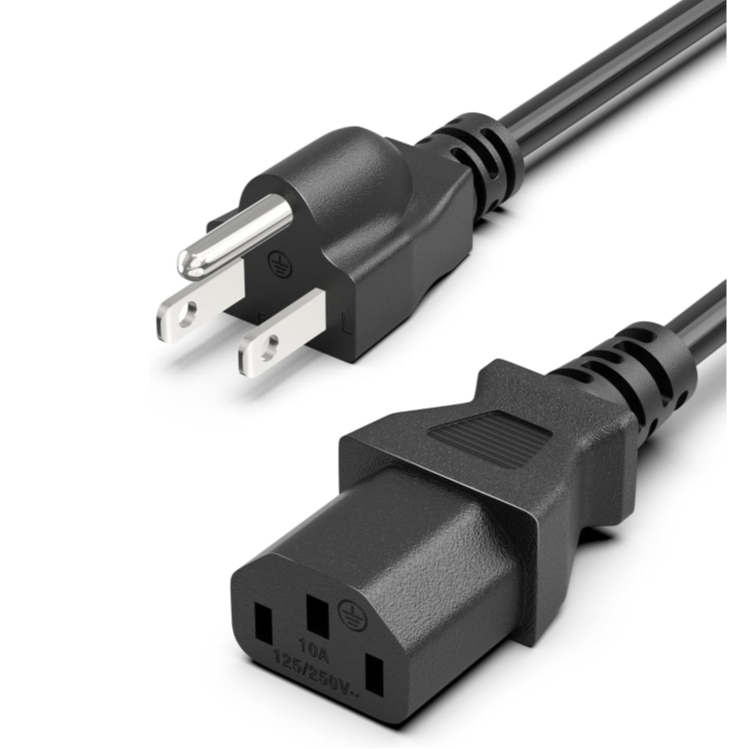 3 Prong AC Power Cable for Computer | Shopee Malaysia