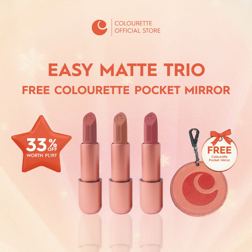 Colourette Easy Matte Trio | Shopee Malaysia