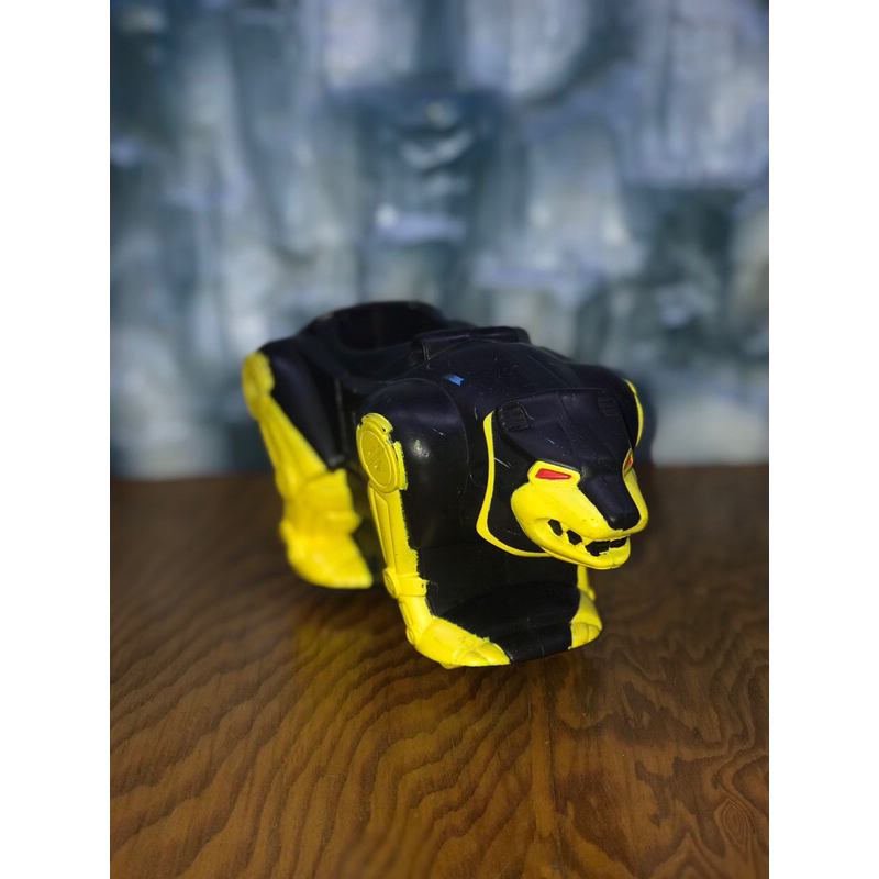 Yellow Ranger Sabertooth Battle Zord - Vintage 1995 Mighty Morphin ...