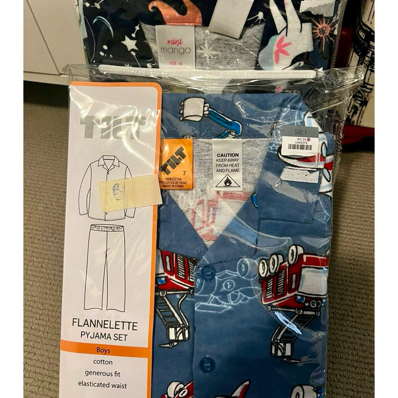 Flannelette Pajam Set | Shopee Malaysia