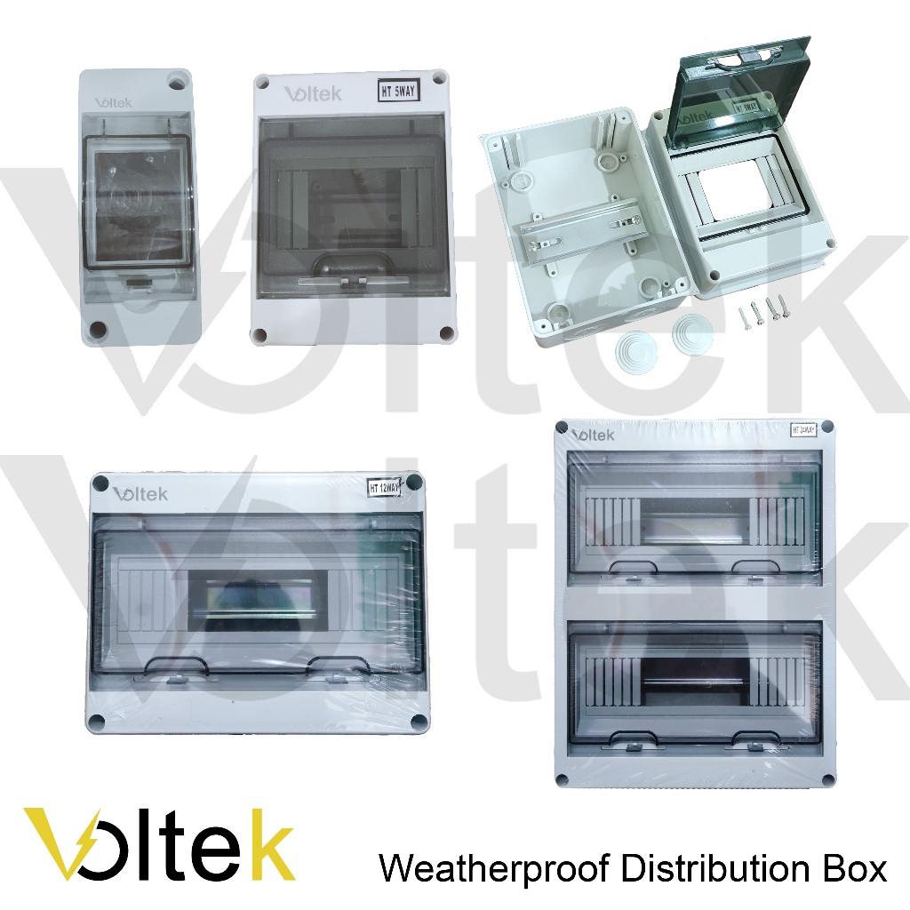 Weatherproof Distribution Box for Miniature Breaker Plastic Enclosure ...