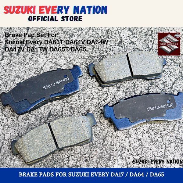 SUZUKI NATION Front Disc Brake Pad For Suzuki DA17 / DA64 / DA63T ...