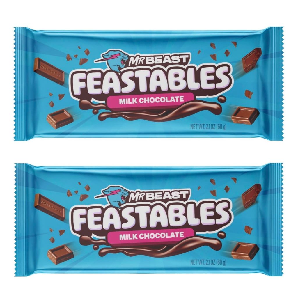 MRBEAST FEASTABLES CHOCOLATE BARS 60g | Shopee Malaysia