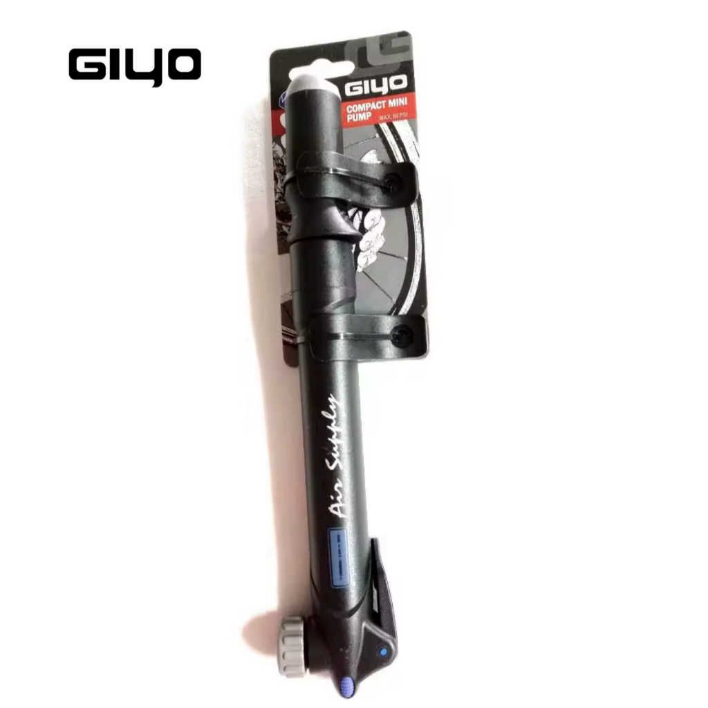 GIYO GP-45E Bicycle Hand Pump Made In TAIWAN Double Action Portable ...