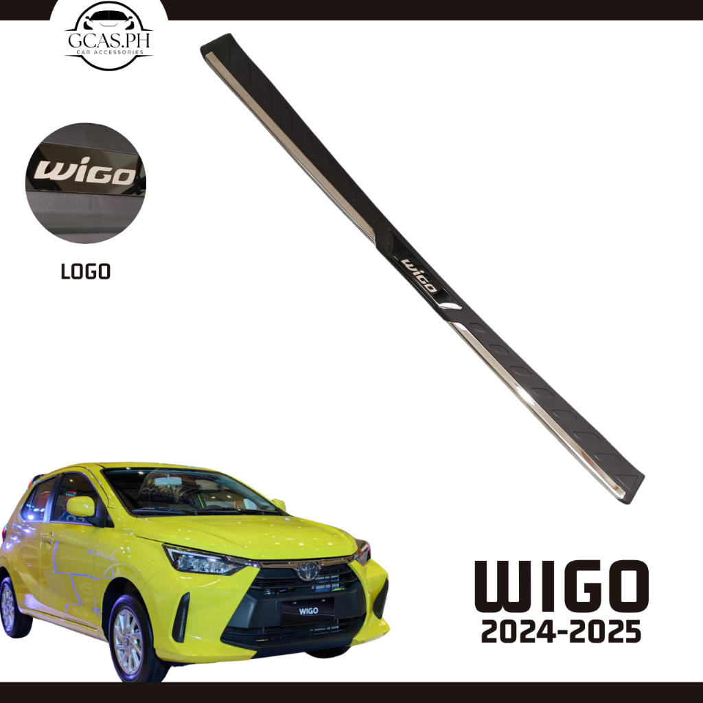 Toyota Wigo 2023 2024 2025 Rear Stepsill / Rear Bumper Guard Black ...