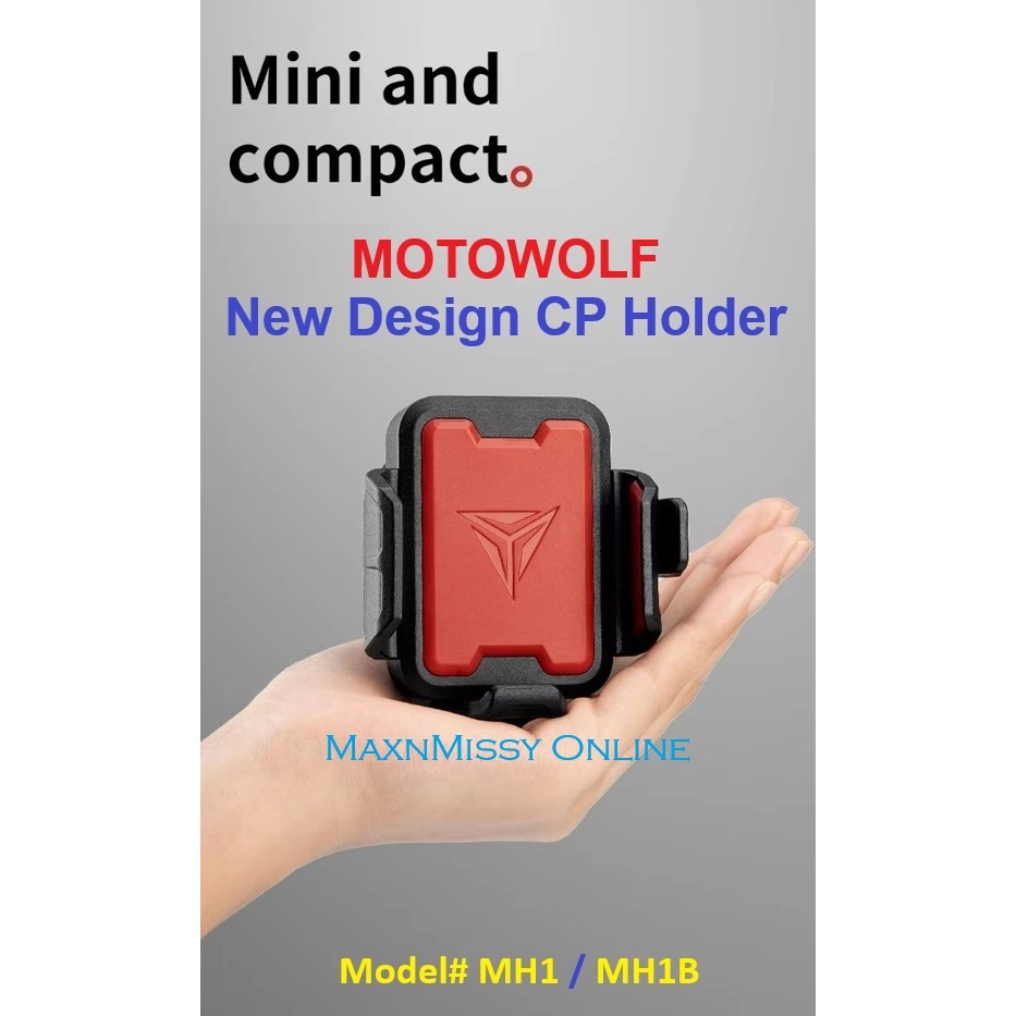 MOTOWOLF COMPACT CP Holder - Quick Lock & Release / NEW DESIGN / Dual ...