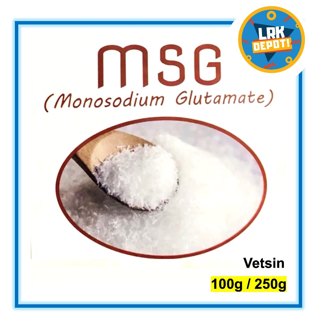 MSG Vetsin Monosodium Glutamate - 100g / 250g (Herbs & Spices) | Shopee Malaysia