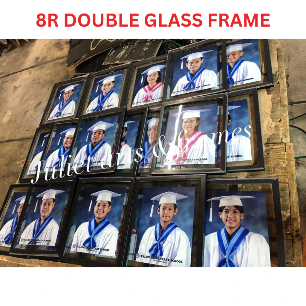 8R DOUBLE GLASS FRAME - WITH PICTURE PRINT (HALF INCH FRAMES) | Shopee ...