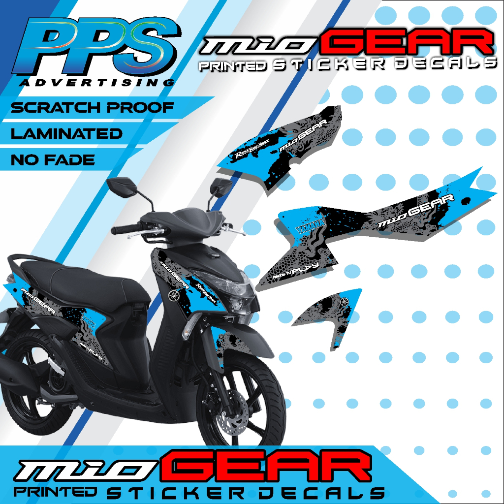 Mio Gear OG Dragon (Customized Design) Sticker Decals | Shopee Malaysia