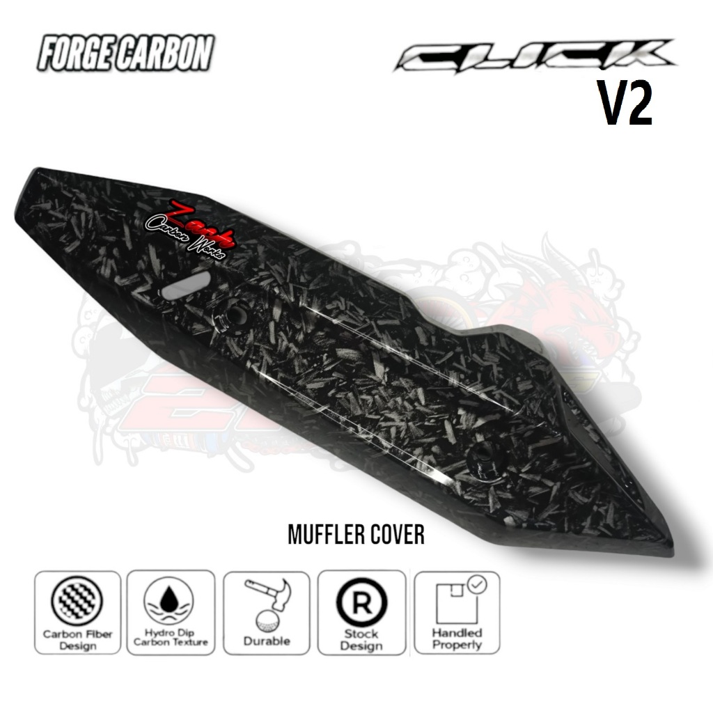 Honda Click V2 / V3 / V4 / 125 / 150 Forged HydroDip Carbon ...